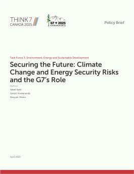 Securing the Future: Climate Change and Energy Security Risks and the G7’s Role